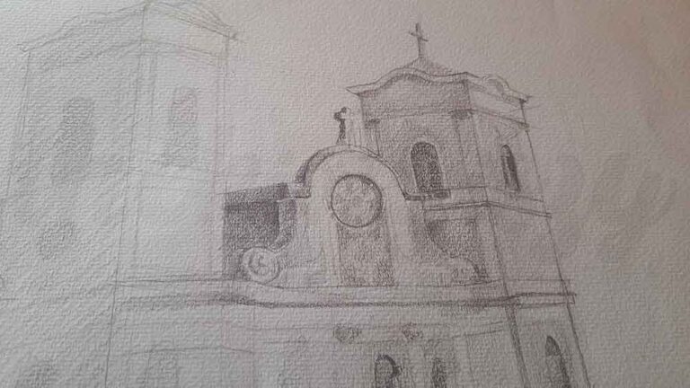 How to Draw a Church - TheArtOfIzzi
