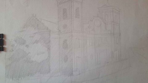 How to Draw a Church - TheArtOfIzzi
